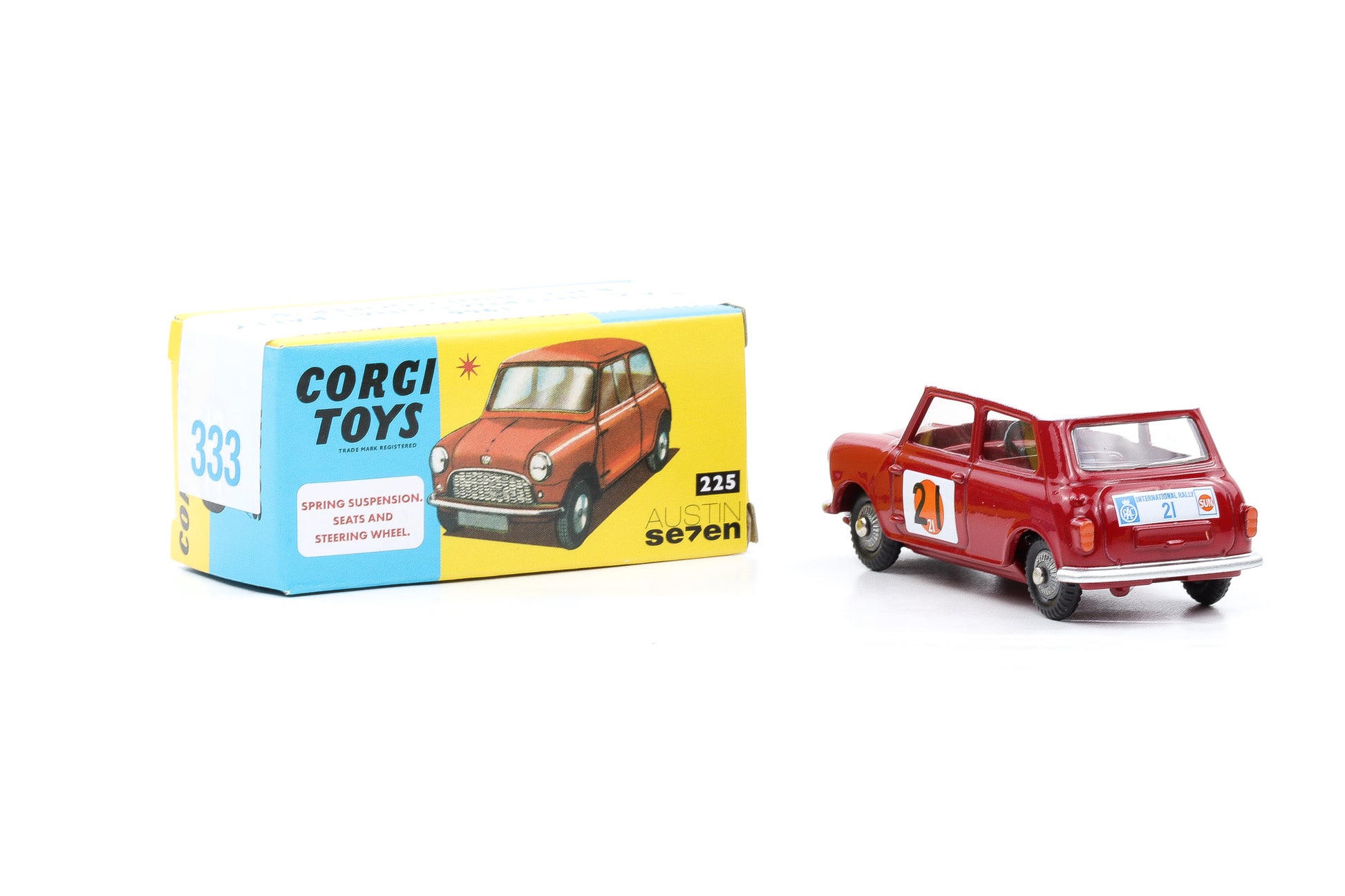 Corgi Toys Mini Cooper S RAC Rally International BMC nr. 333 Repro 1:4 ...