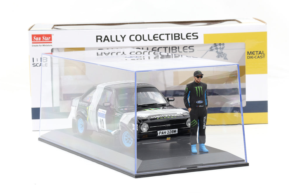 1:18 Ford Escort RS 1800 MK II McRae Rally 2008 mit Ken Block Figur ...