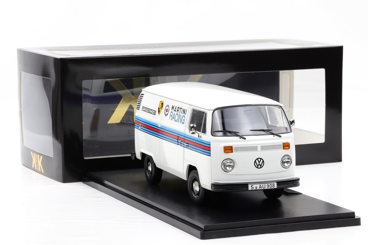 1:18 KK-Scale VW Volkswagen T2b Bus Porsche Martini Racing 1972 weiss ...